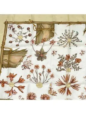 Hermes | Accessories | Hermes Herbier De Gavarnie Carre 9 Scarf Pressed ...